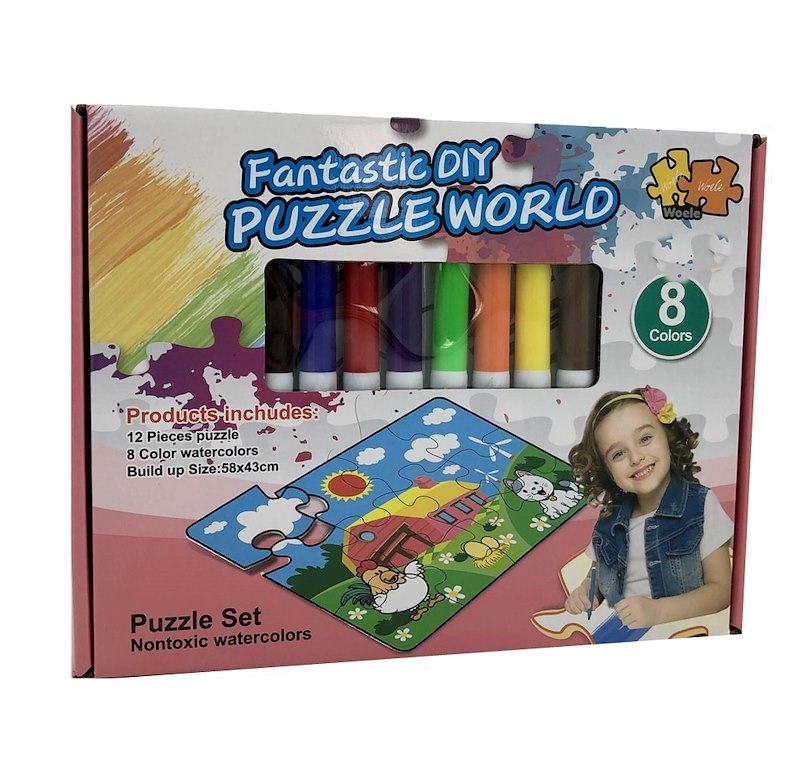 Puzzle koje se boje – Dupla zabava