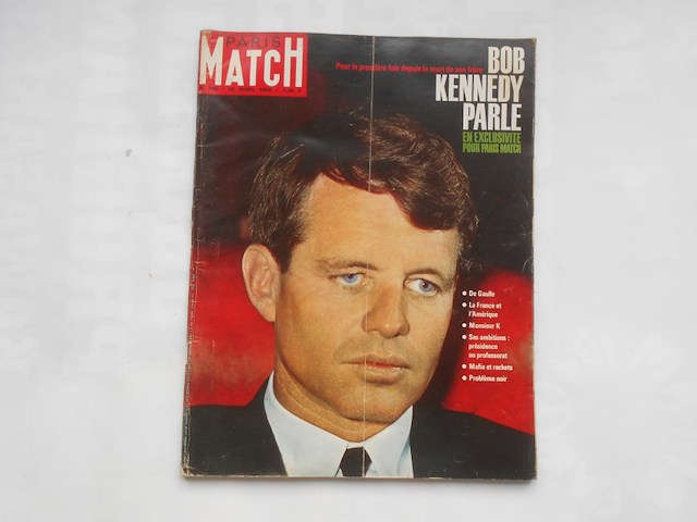 Paris Match No 785, 25.4.1964. Bobi Kenedi