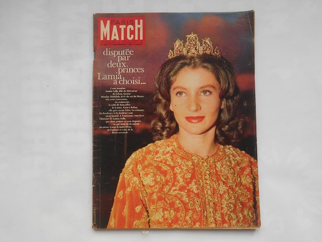 Paris Match No657,  11.11.1961.princeza Lamia od Maroka
