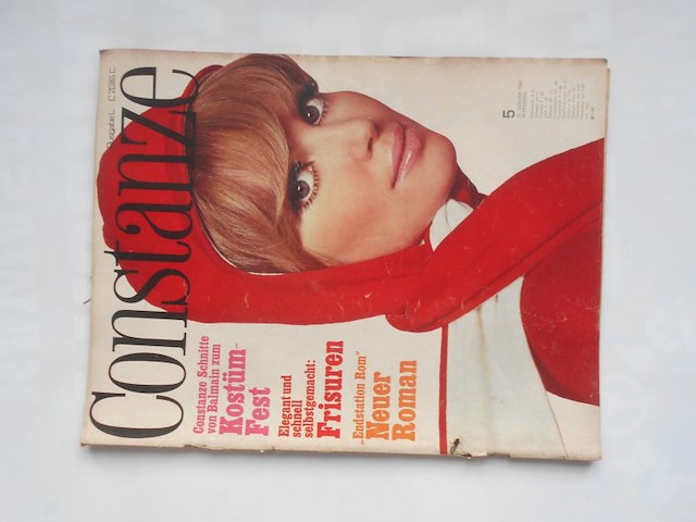 Constanze nemački ženski časopis br.5, 25.jan 1966