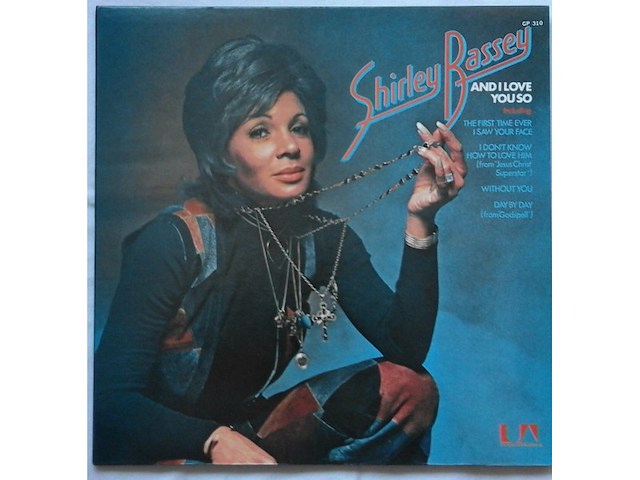 SHIRLEY BASSEY - And  i  love  you  so (Japan Press)