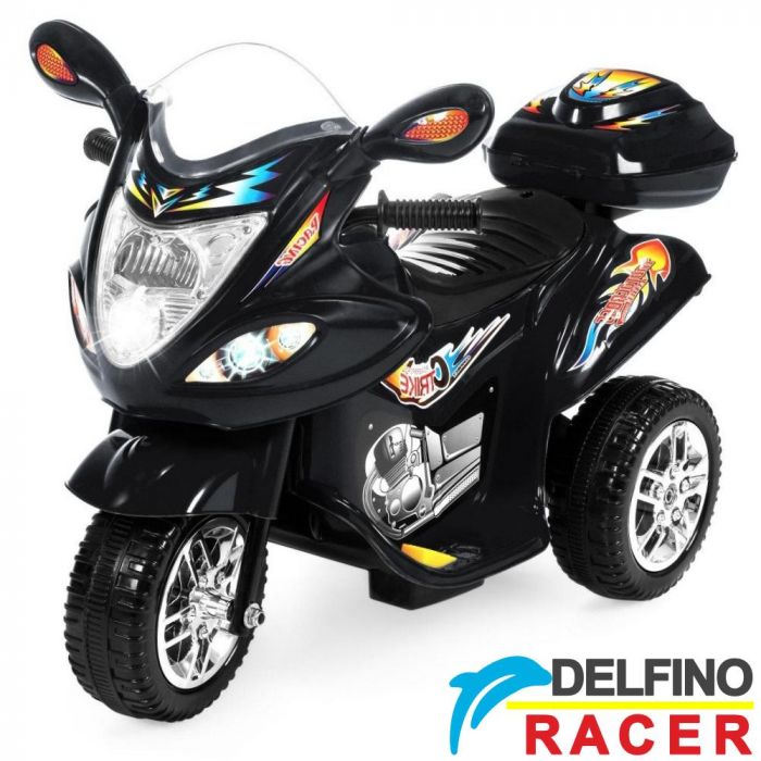 Motor na akumulator Delfino Racer Crni