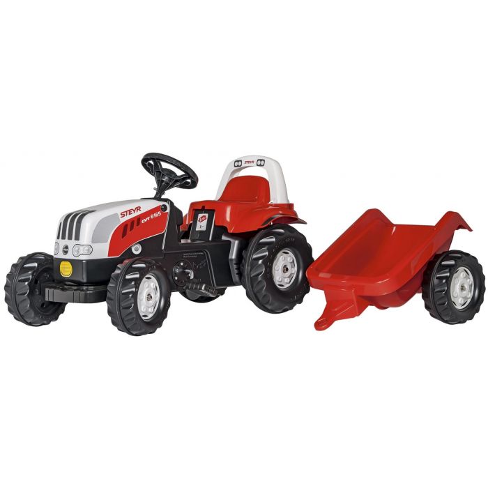 Traktor na pedale Rolly Toys Steyr kid sa prikolicom