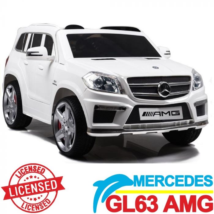 Džip na akumulator Mercedes GL63 AMG - Licencirani model beli