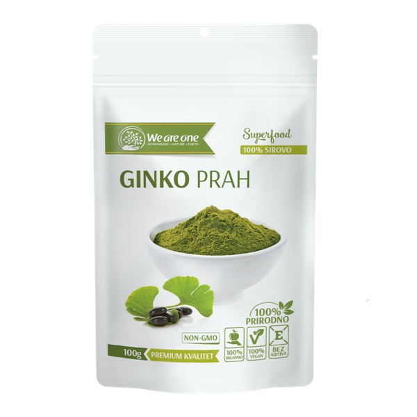 Ginko prah organic We are one 100g