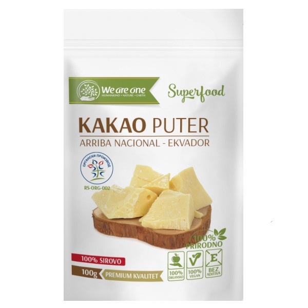 KAKAO PUTER ORGANIC WE ARE ONE 100G