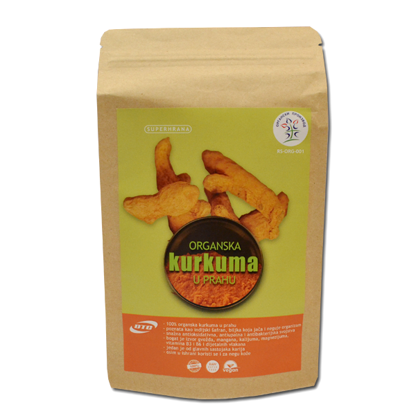 KURKUMA U PRAHU ORGANIC DTC 100G