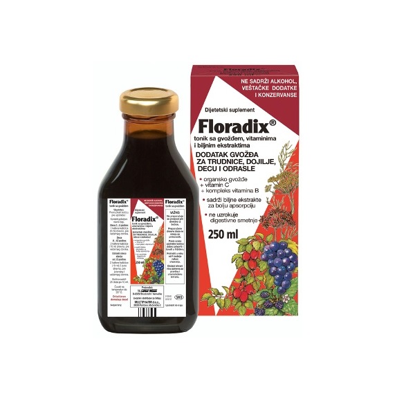 FLORADIX TONIK SA GVOŽĐEM 250ML