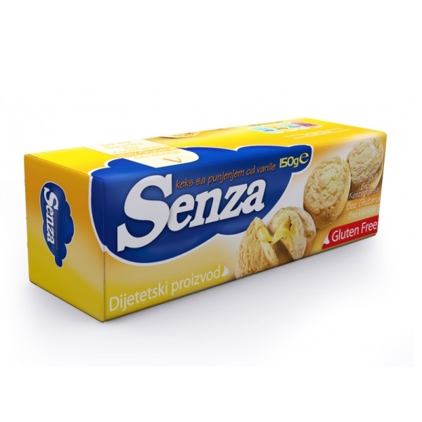 Senza keks vanila /bez glutena/ 150g