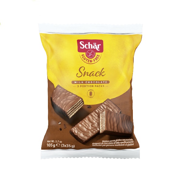 Schar Snack -Čokoladne Napolitanke sa lešnikom bez glutena 105g