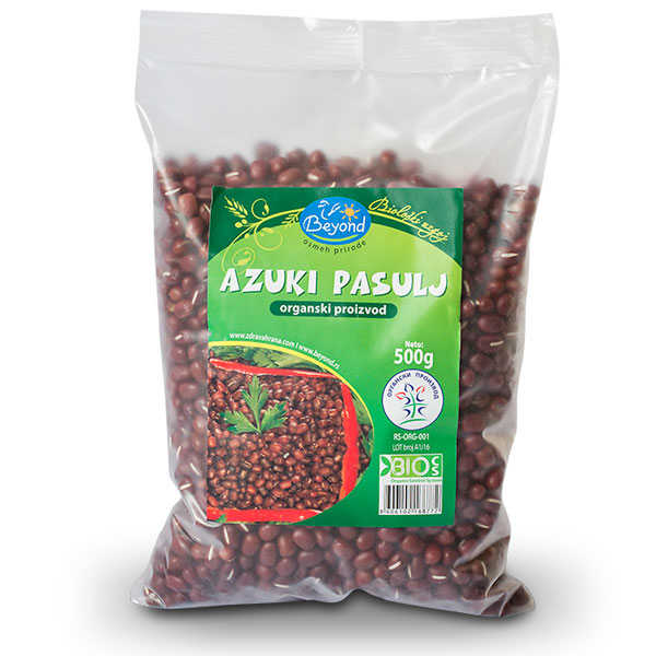 Organski azuki pasulj Beyond 500g