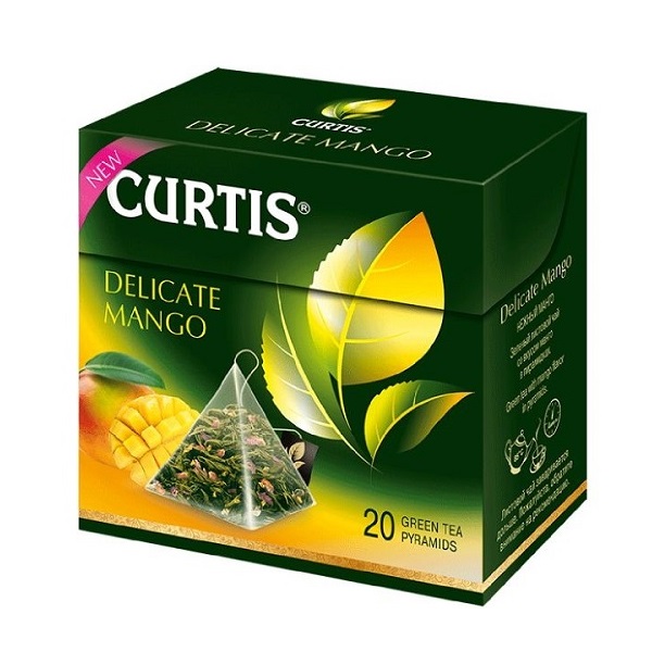 CURTIS DELICATE MANGO - ZELENI AROMATIZOVANI ČAJ 20 KESICA