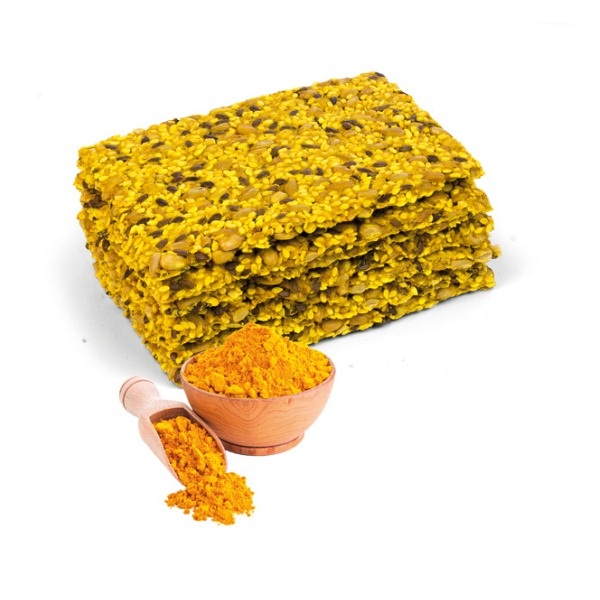 Proteinske pločice bez brašna sa kurkumom - žute