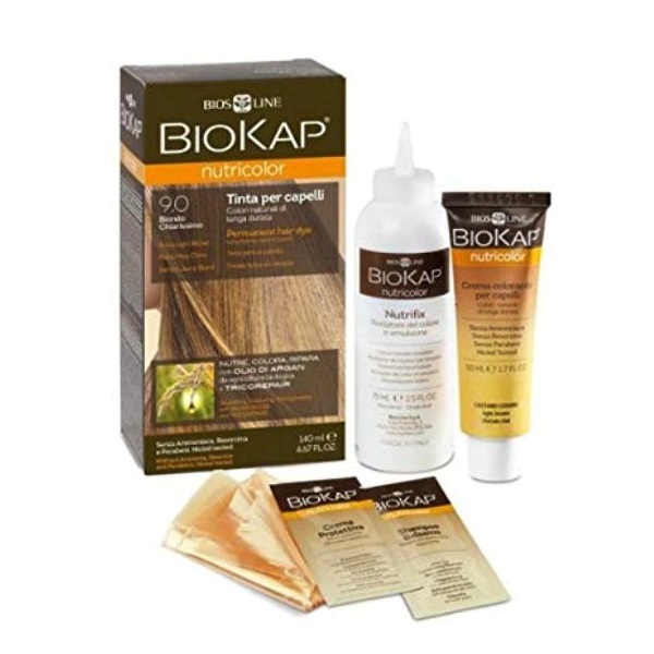 BIOKAP FARBA ZA KOSU 9.0 VRLO SVETLO PLAVA 140ML