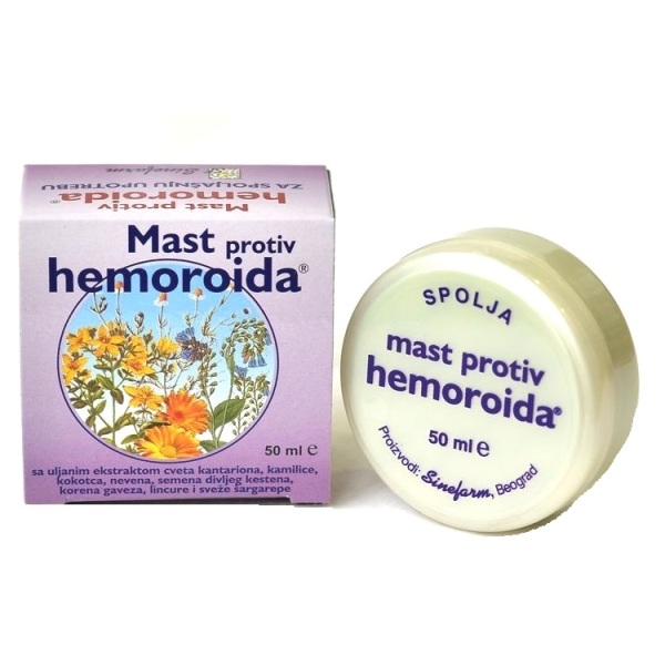 SINEFARM MAST PROTIV HEMOROIDA 50ML