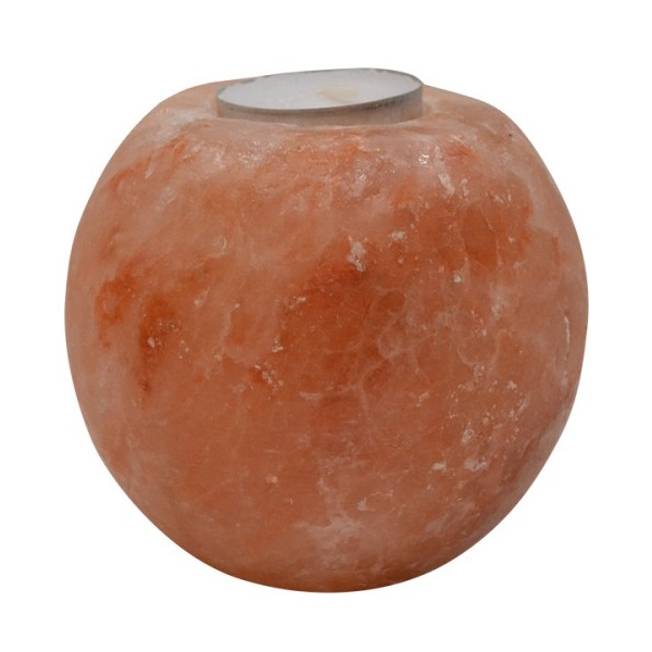 Svećnjak od himalajske soli u obliku Lopte