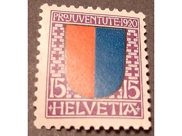 evropa švajcarska 4 pro juventute 1920 cisto