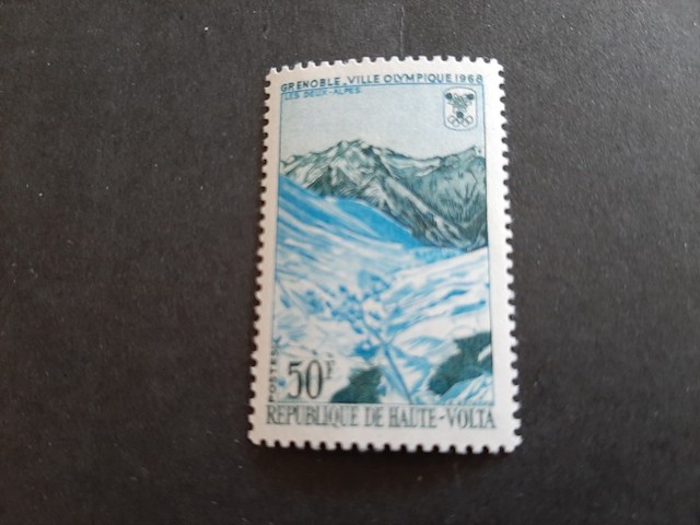 afrika Gornja Volta 16 sport grenobl 1968 olimp.igr