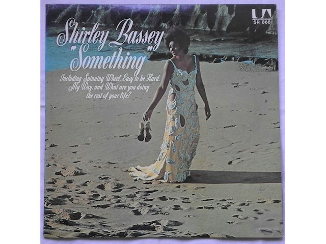 SHIRLEY  BASSEY  -  SOMETHING  (Japan Press)