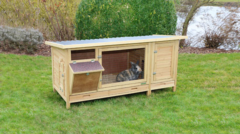 Drvena kućica za zečeve Vario