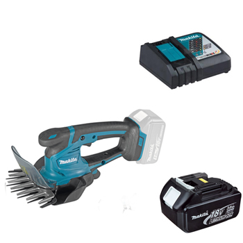 Makita akumulatorske makaze za travu DUM604ZX + baterija BL1830B + brzi punjač DC18RC