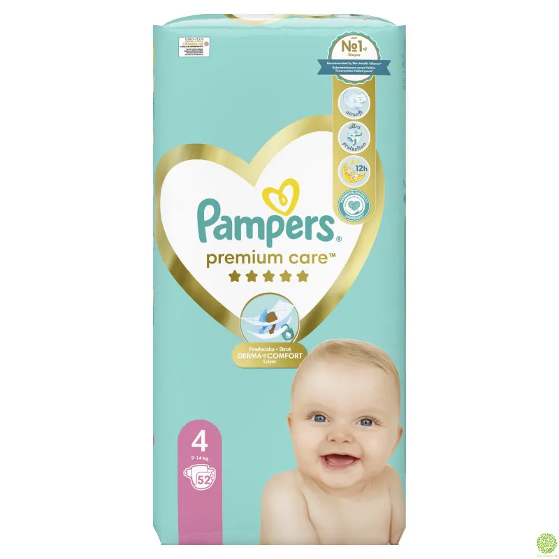 PAMPERS PELENE PREMIUM 4 52 kom.