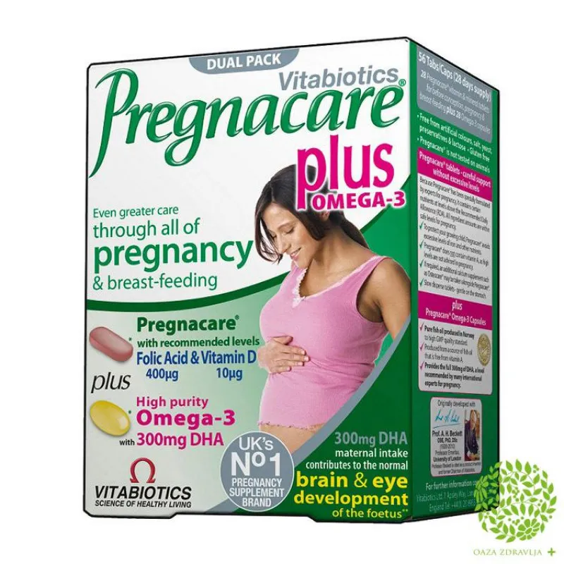 PREGNACARE PLUS 28 tableta + 28 kapsula