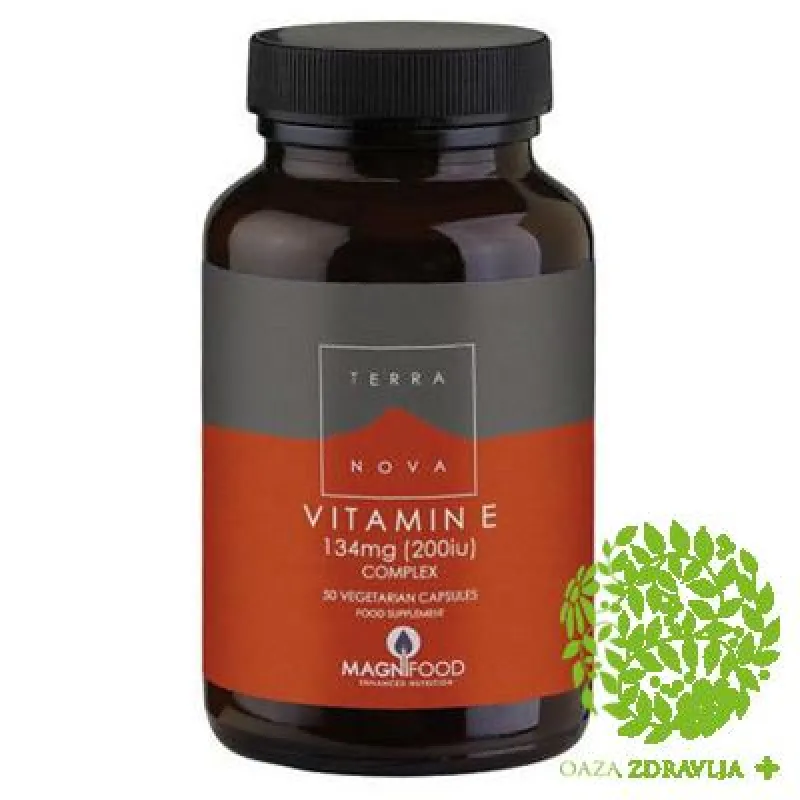 TERRA NOVA VITAMIN E kapsule 50x200IJ