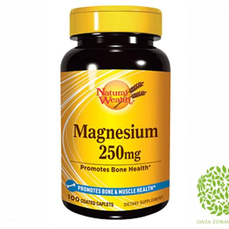 NATURAL WEALTH MAGNEZIJUM TABLETE 100x250mg