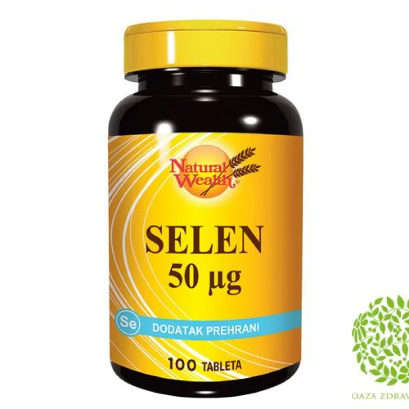 NATURAL WEALTH SELEN tablete 100x50mg