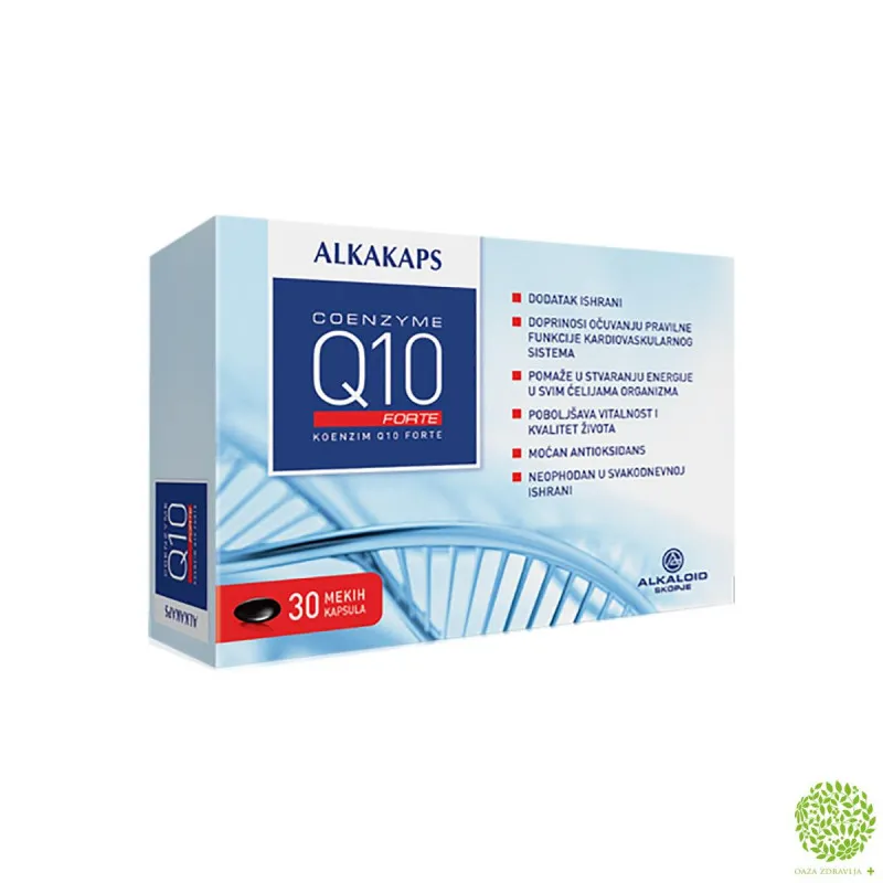 ALKAKAPS COENZYME Q10 FORTE 30mg 30 mekih kapsula