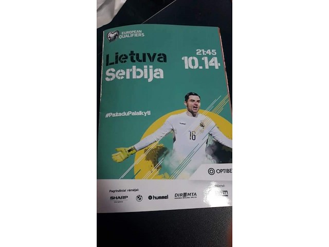 Litvanija-Srbija 14.10.2019 program