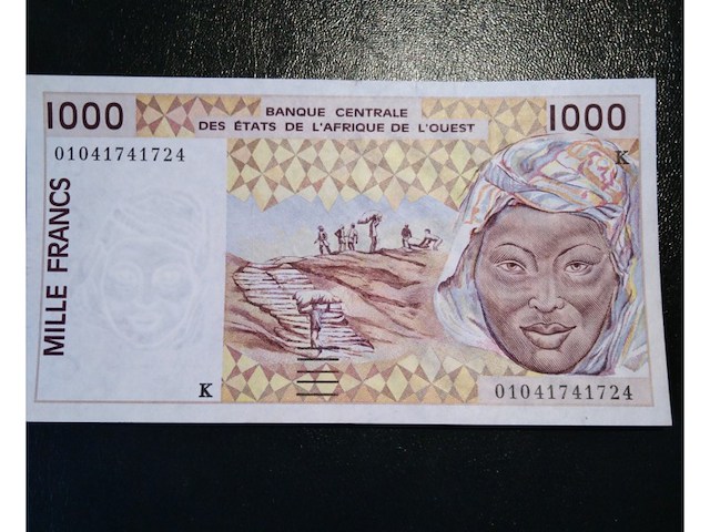 1000 franaka Senegal