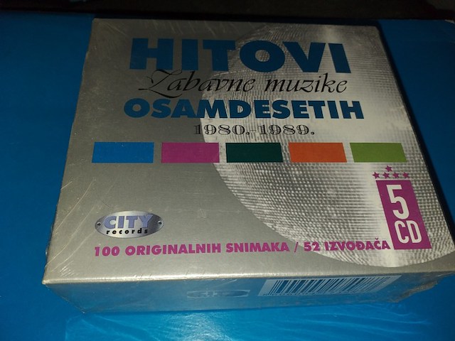 Hitovi zabavne muzike osamdesetih 5CD