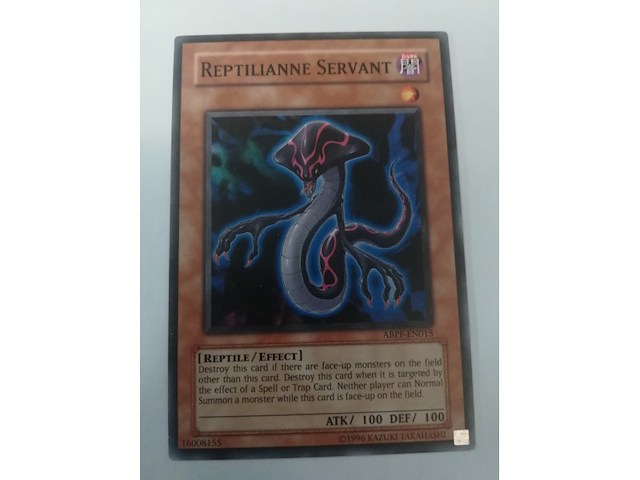 Yu-GI-OH!- Reptilianne Servant