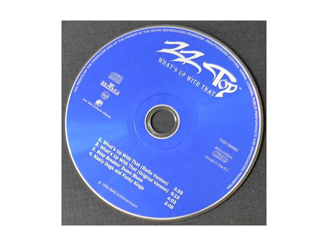 ZZ Top ‎– What`s Up With That (samo CD)