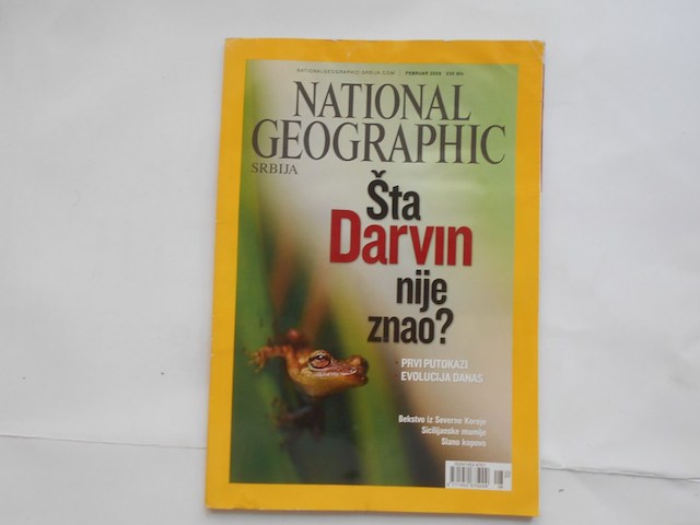 National geographic Srbija br.28 feb 2009. Darvin