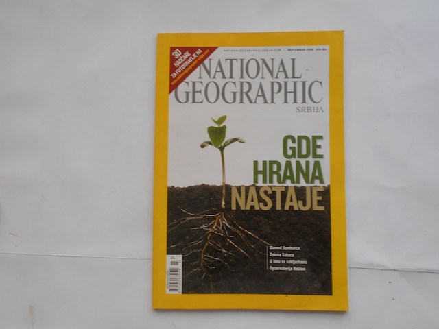 National geographic Srbija br.23  sep.2008.