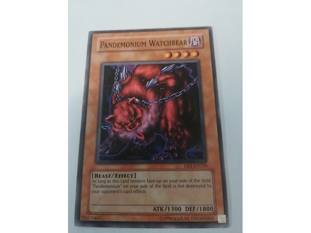 Yu-GI-OH!- Pandemonium Watchbear