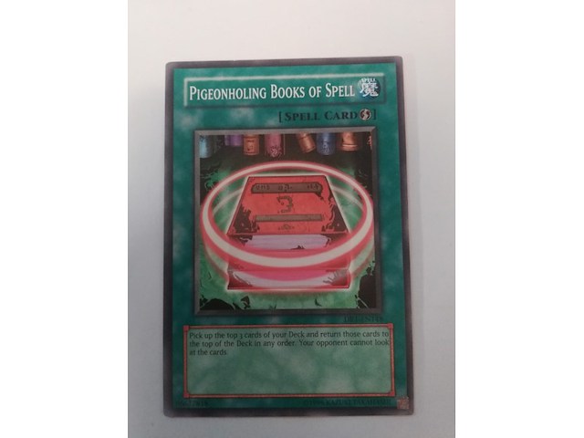 Yu-GI-OH!- Pigeonholing Books of Spell