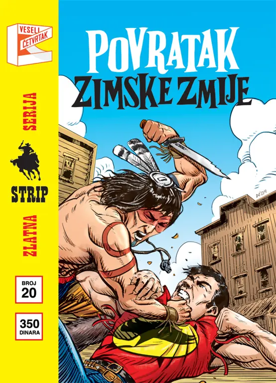 Veseli Četvrtak Zlatna serija 20 - zagor, Povratak Zimske zmije (korica B)