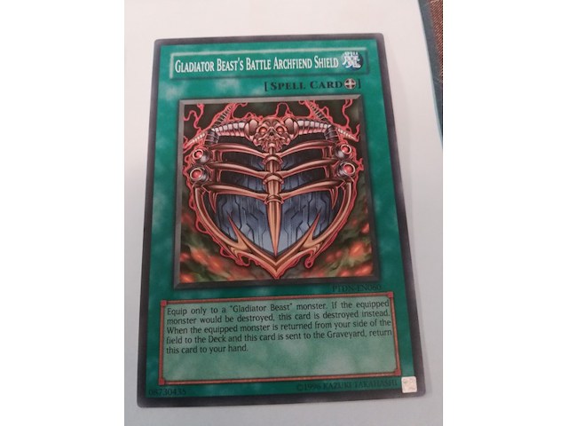 Yu-GI-OH!- Gladiator Beast`s Battle Archfiend Shield