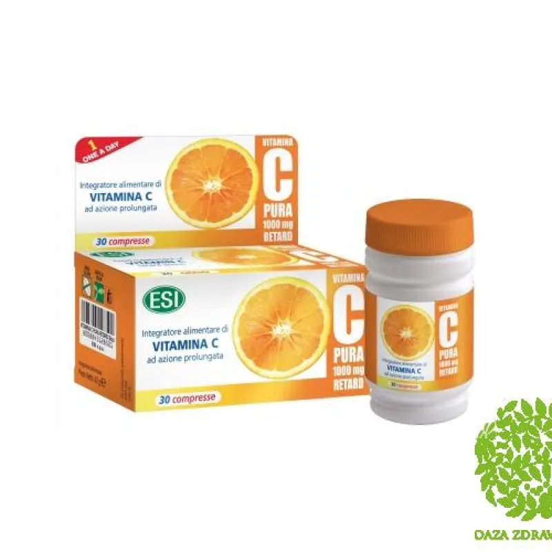 VITAMIN C RETARD tableta.30X1000Mg