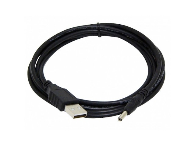 CC-USB-AMP35-6 Gembird USB AM to 3.5 mm power plug cable, 1.8 m, black