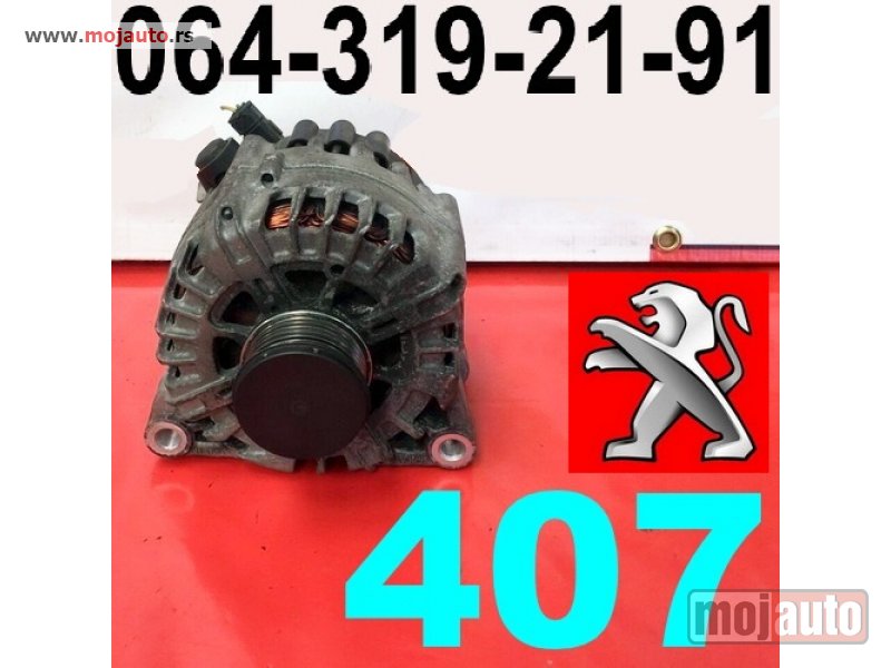 ALTERNATOR Pežo 407 Peugeot