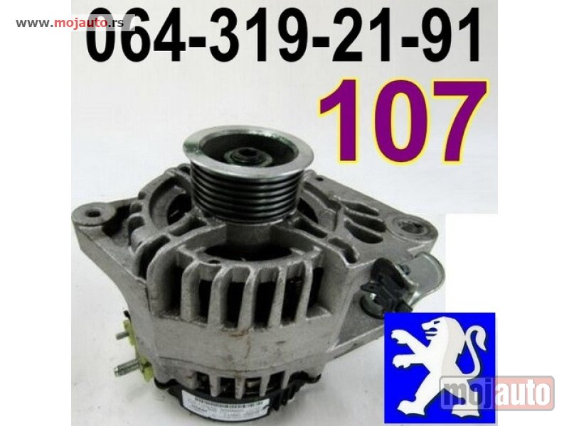 ALTERNATOR Pežo 107 Peugeot