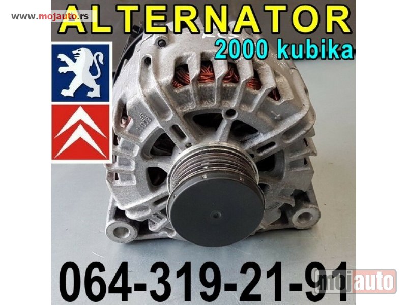 2,0 ALTERNATOR Pežo Peugeot Citroen 2014.god