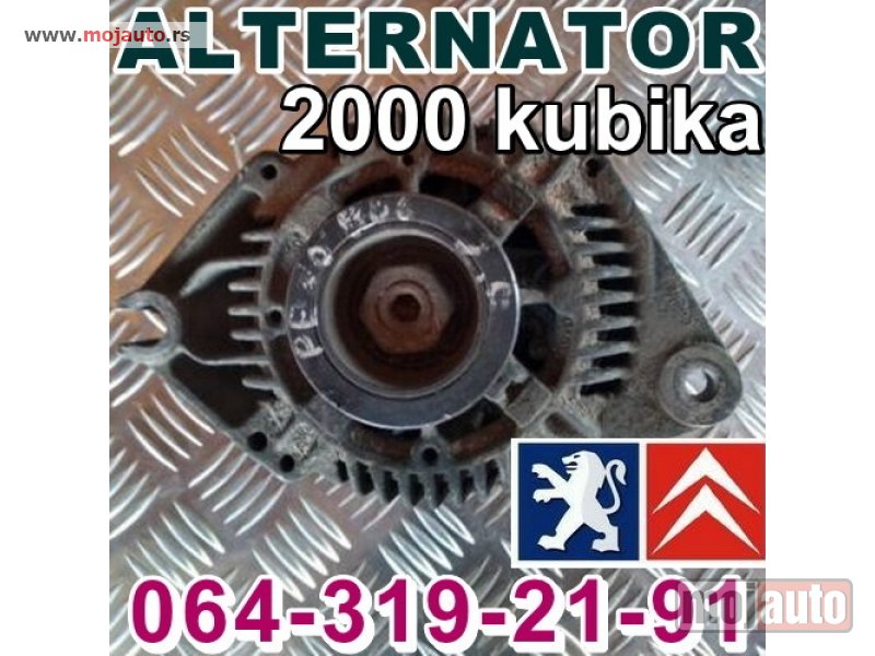 2000 ALTERNATOR Pežo Peugeot Citroen 2,0