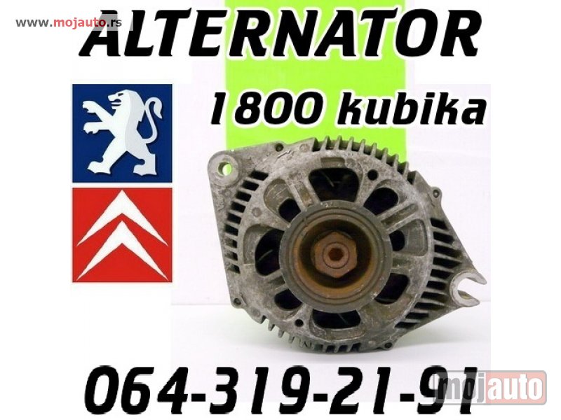 1800 ALTERNATOR Pežo Peugeot Citroen 1,8