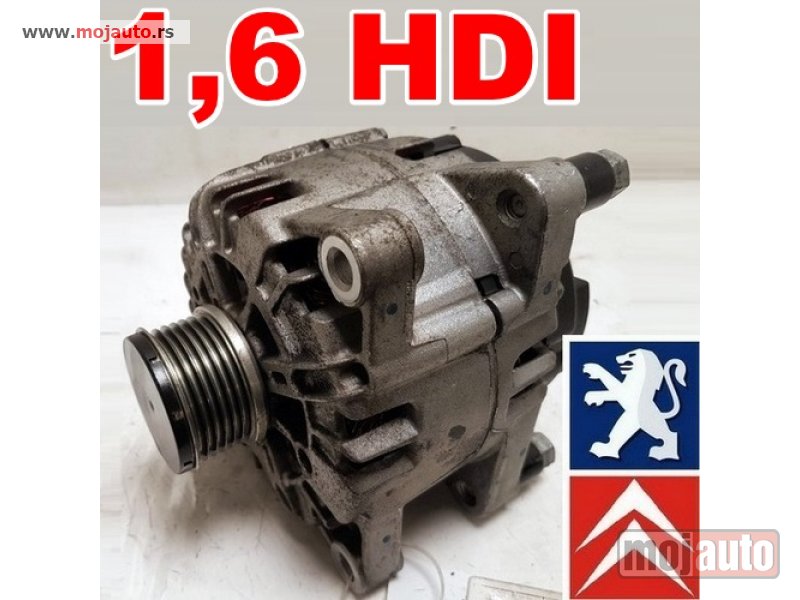 1,6 HDI ALTERNATOR Pežo Peugeot Citroen